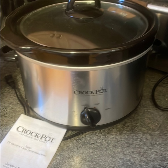 Kitchen | Crockpot Slow Cooker In Black And Silver | Poshmark
